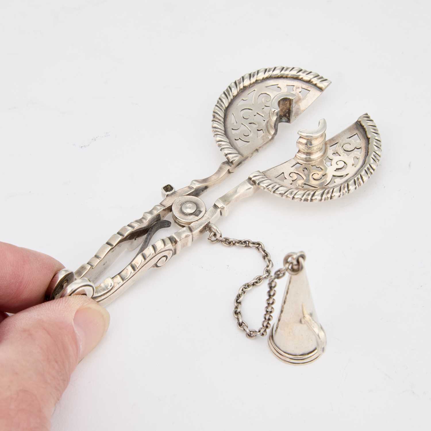 A 19TH CENTURY FRENCH SILVER WAX JACKER (BOUGIE BOX